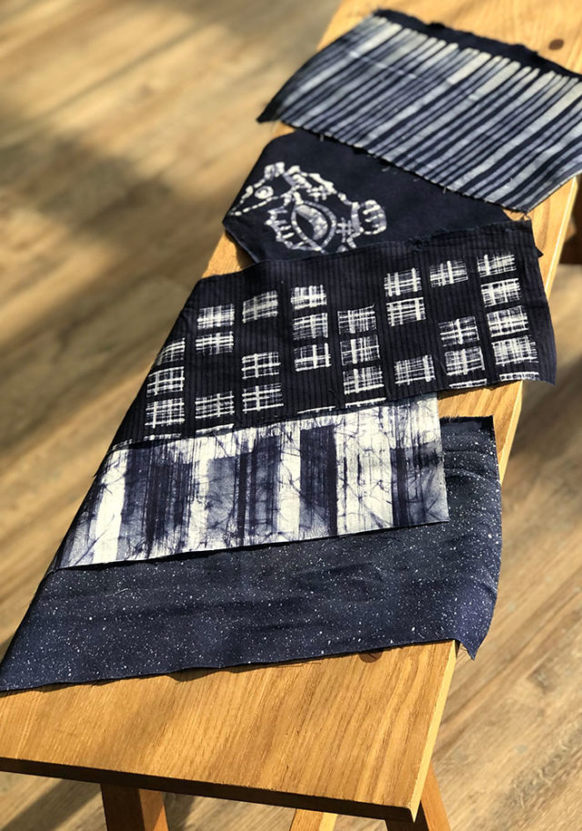 Hagire Cotton Aset - ROKETSU Dyeing Studio YAMAMOTO